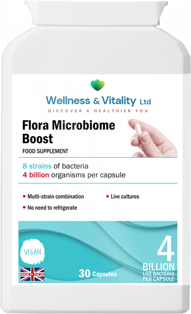 Flora Microbiome Boost - Wellness & Vitality Ltd